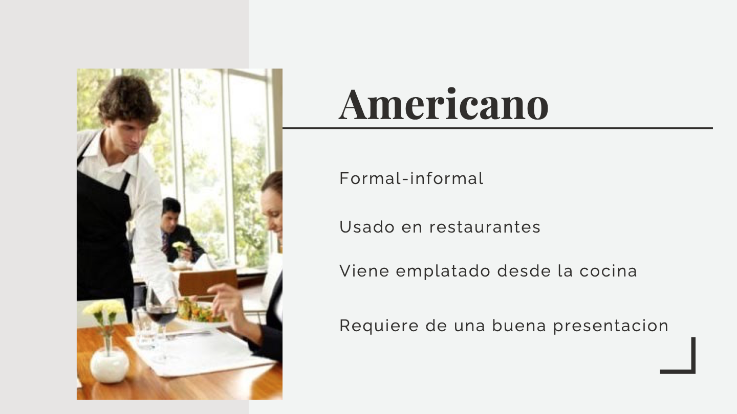 ¿Sabes cómo usar los distintos tipos de servicios en la mesa ...